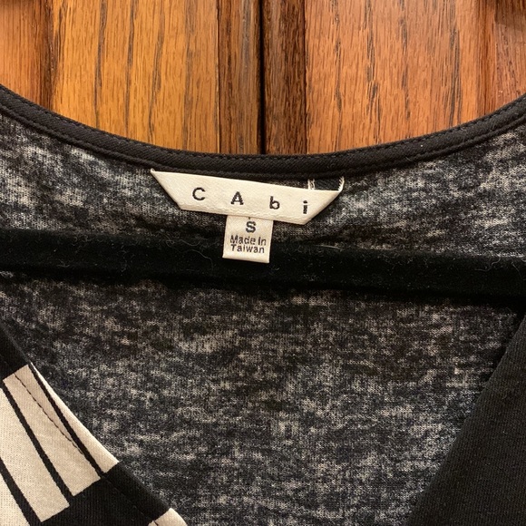 CAbi | Tops | Cabi Black And White Diagonal Tank | Poshmark